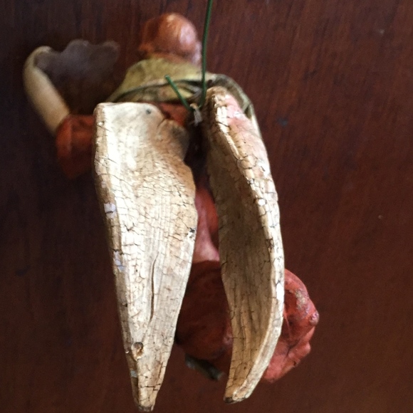Holiday | Antique Paper Mache Cartapesta Angel With Harp | Poshmark